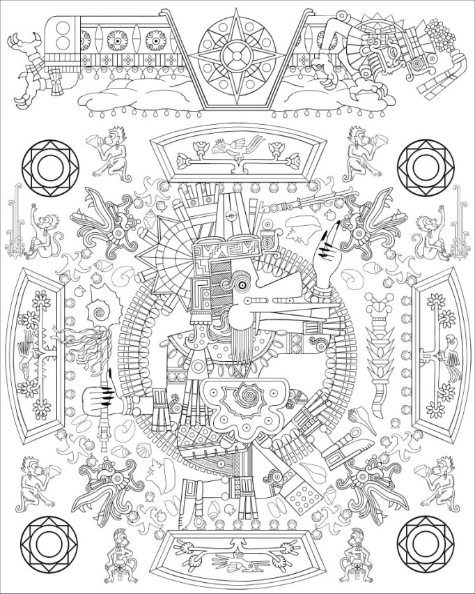 Aztec Icon #5 – EHECATL, God of Wind | Richard Balthazar