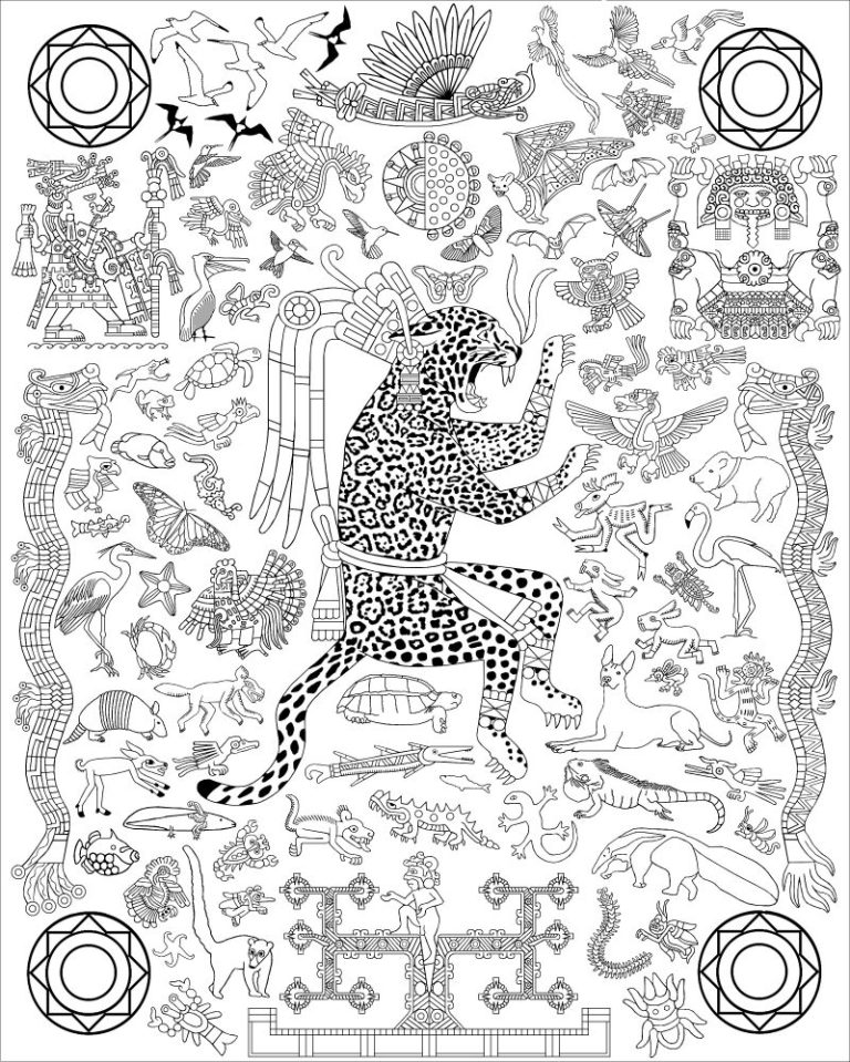 Aztec Icon #11 – OCELOTL (Jaguar), Lord of the Animals | Richard Balthazar